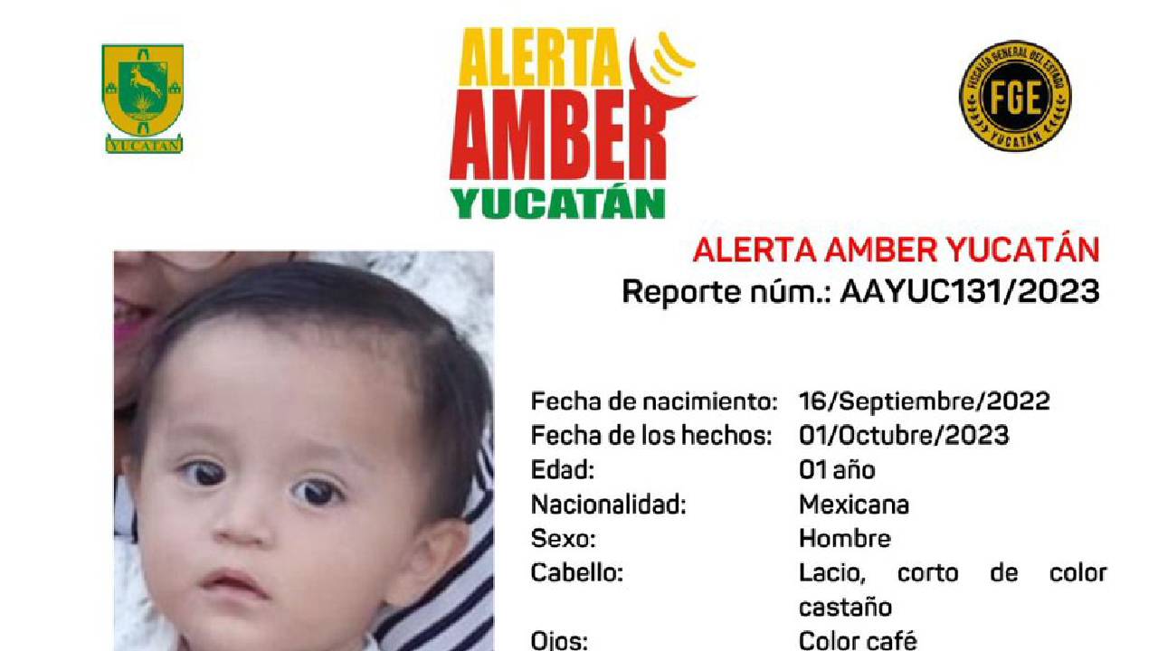 Activan Alerta Amber En Yucatán por Antony Alexander Sebastián Aguilar Ché