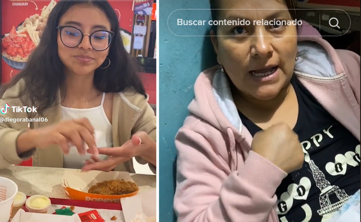Madre explota contra su hijo por llevar a comer su novia