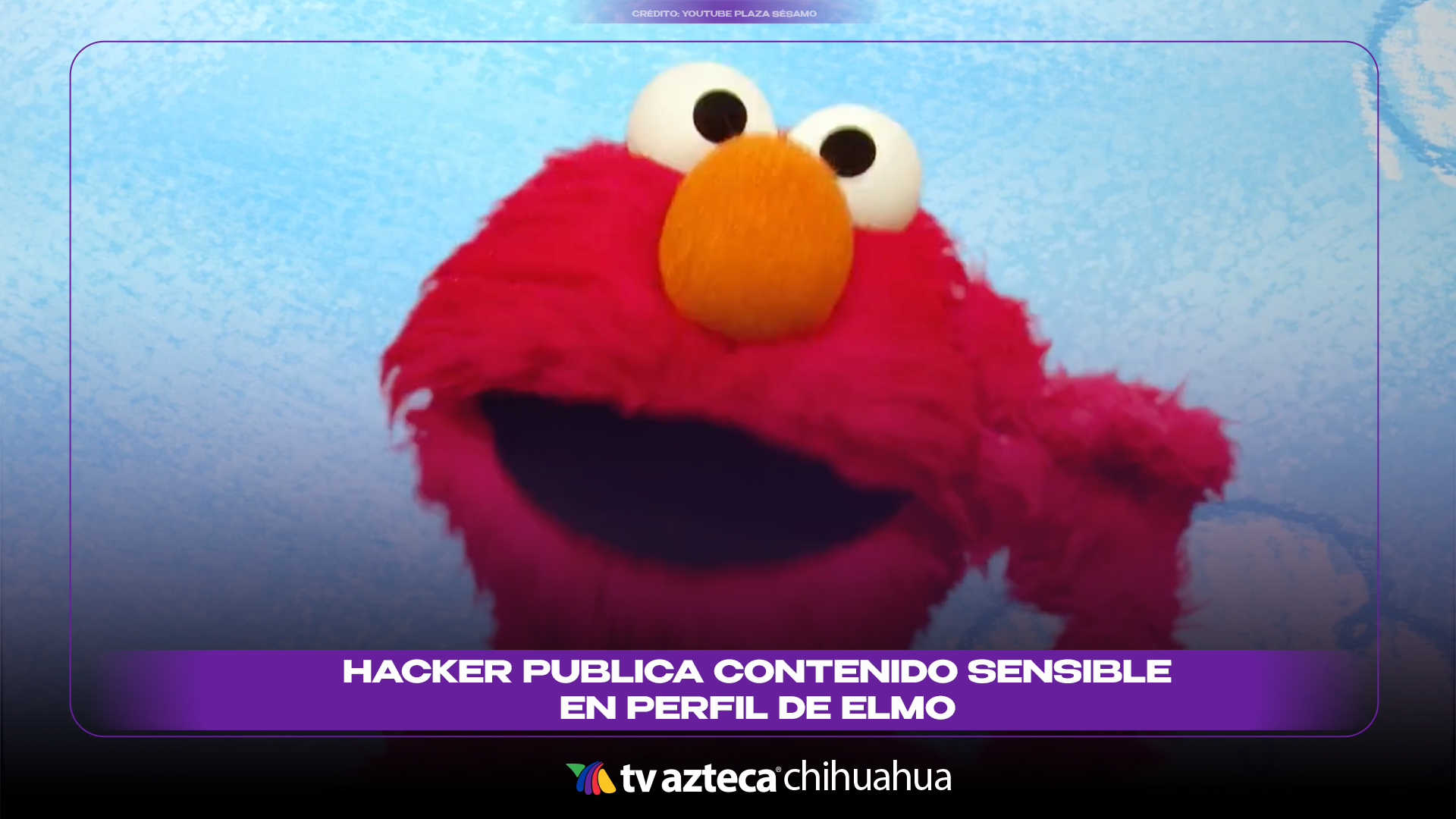 Crisis digital en Plaza Sésamo: Hackean la cuenta de Elmo y publican ...
