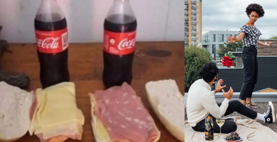 Lo deja su novia por darle tortas en una cita