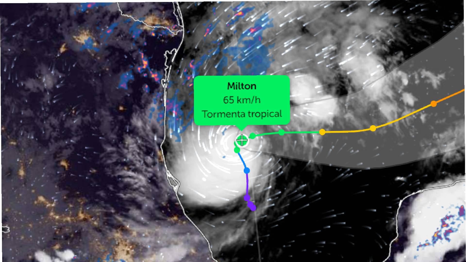 Tormenta Tropical Milton provocarán lluvias en Quintana Roo y estos estados de México