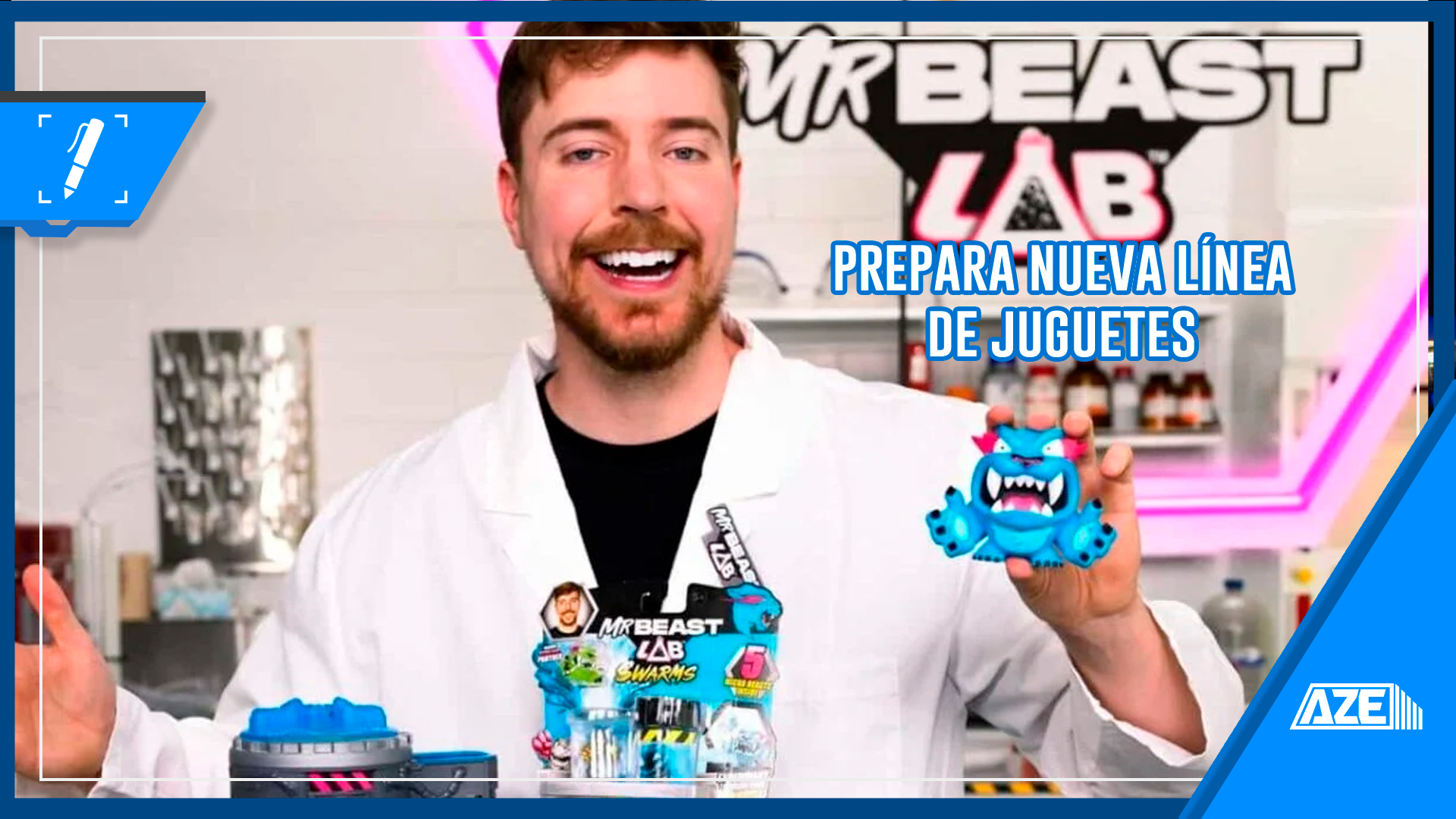 MrBeast sigue expandiéndose y presentaría su línea de juguetes