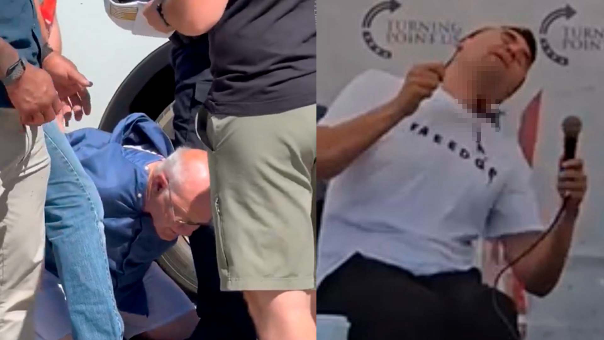 VIDEO: Muere Charlie Kirk tras disparo en conferencia universitaria