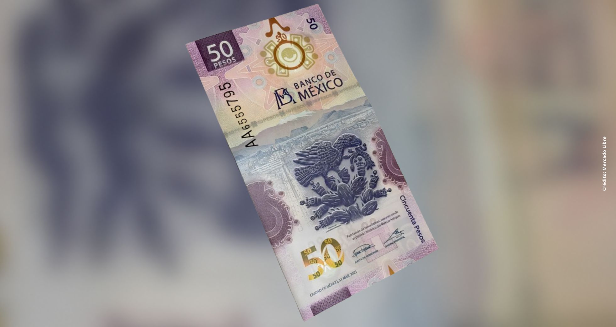 ¿Cuál es el exclusivo billete de 50 pesos con una serie muy peculiar ...