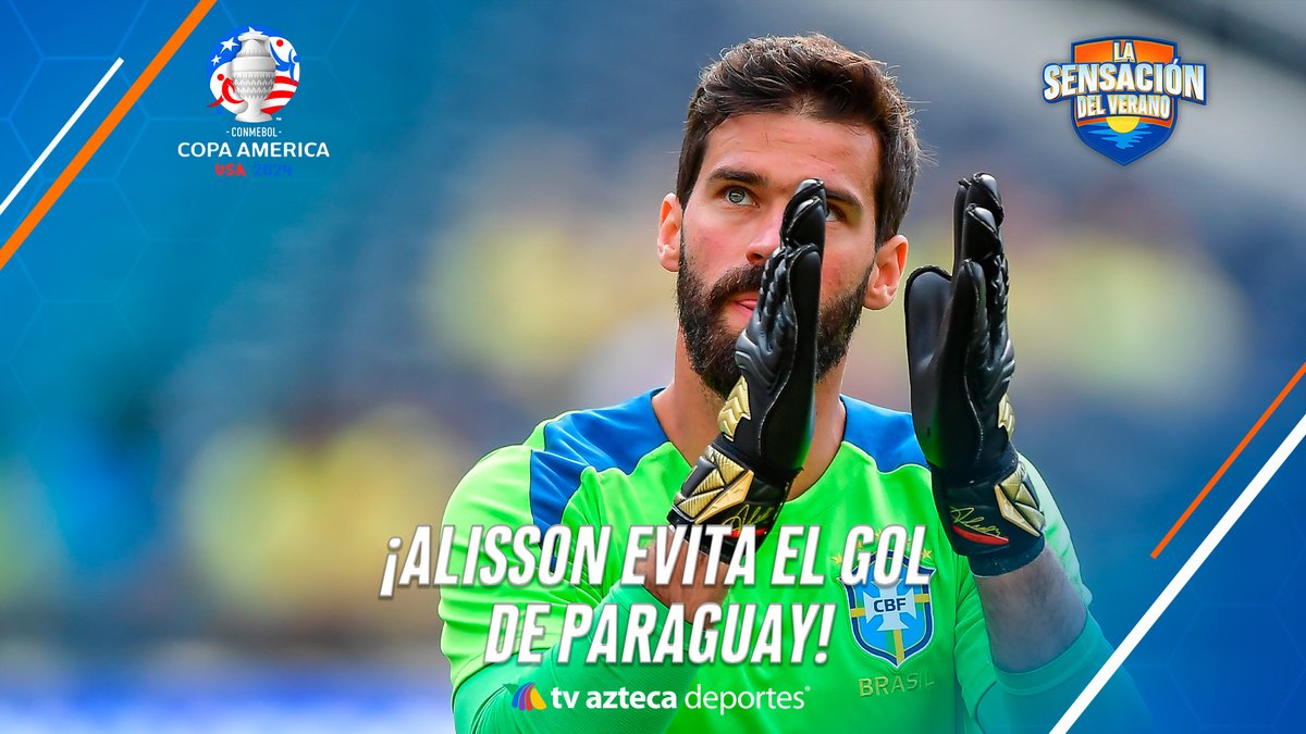 Allison salva a Brasil con gran atajada| Copa América 2024