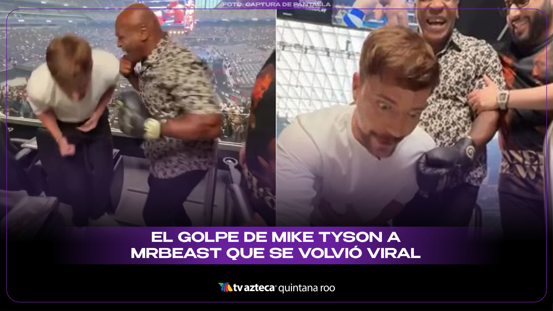 VIDEO: Este fue el golpe que Mike Tyson le dio a MrBeast que se volvió ...