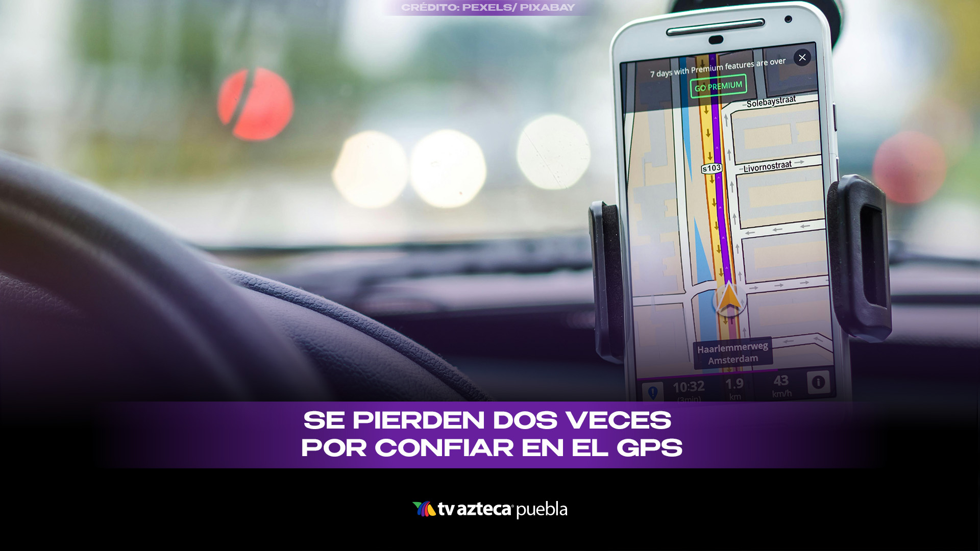 Jóvenes terminan en Puebla por error del GPS y se hacen virales