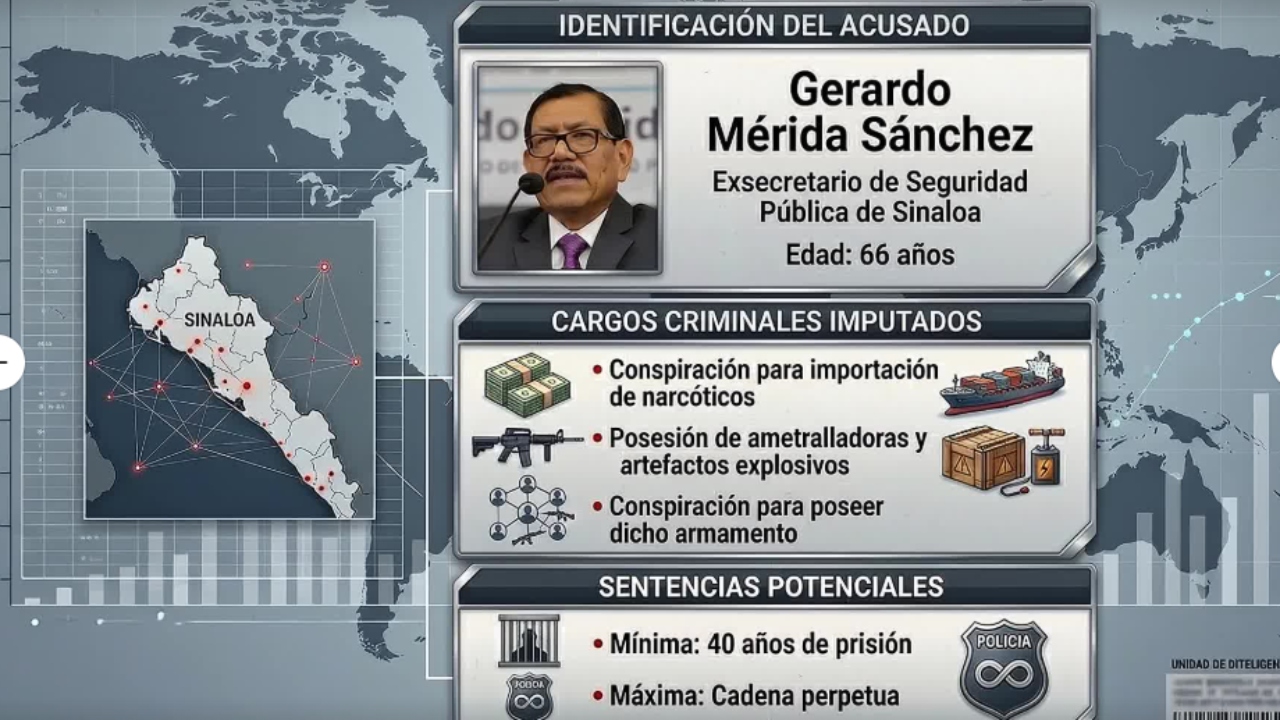 Gerardo Mérida Sánchez, exsecretario de Seguridad de Sinaloa obtiene ...