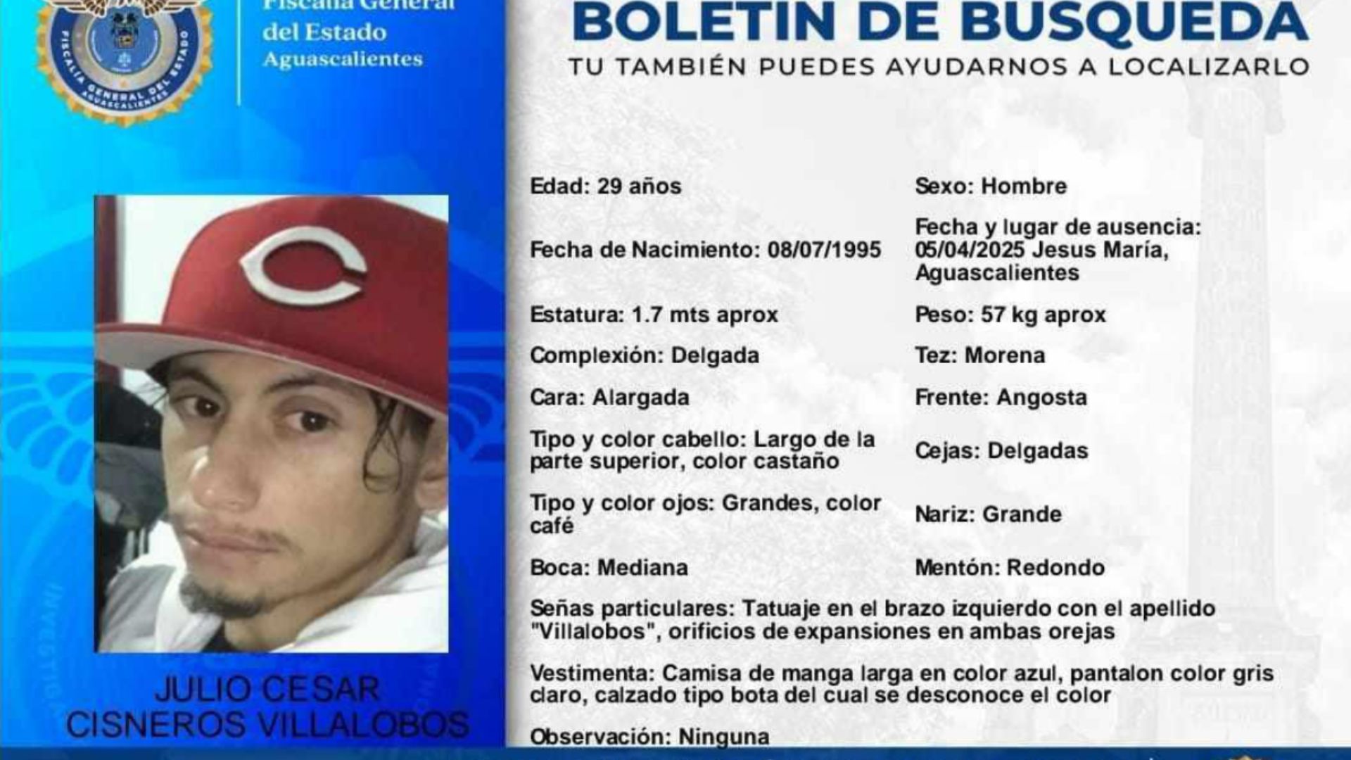 Joven desaparecido en Aguascalientes: ¿Qué se sabe de la desaparición ...