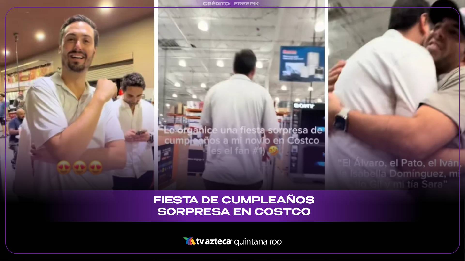 ¡Por fanático! Mujer organiza fiesta sorpresa en supermercado para su ...