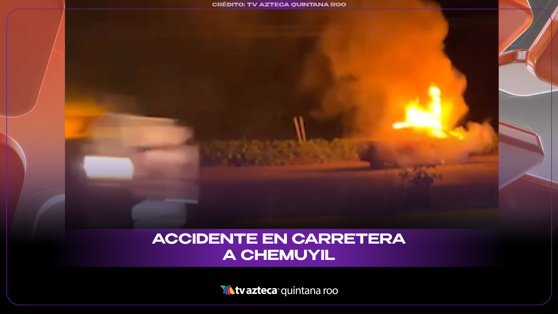 VIDEO: Accidente en carretera Tulum - Playa del Carmen deja varios lesionados