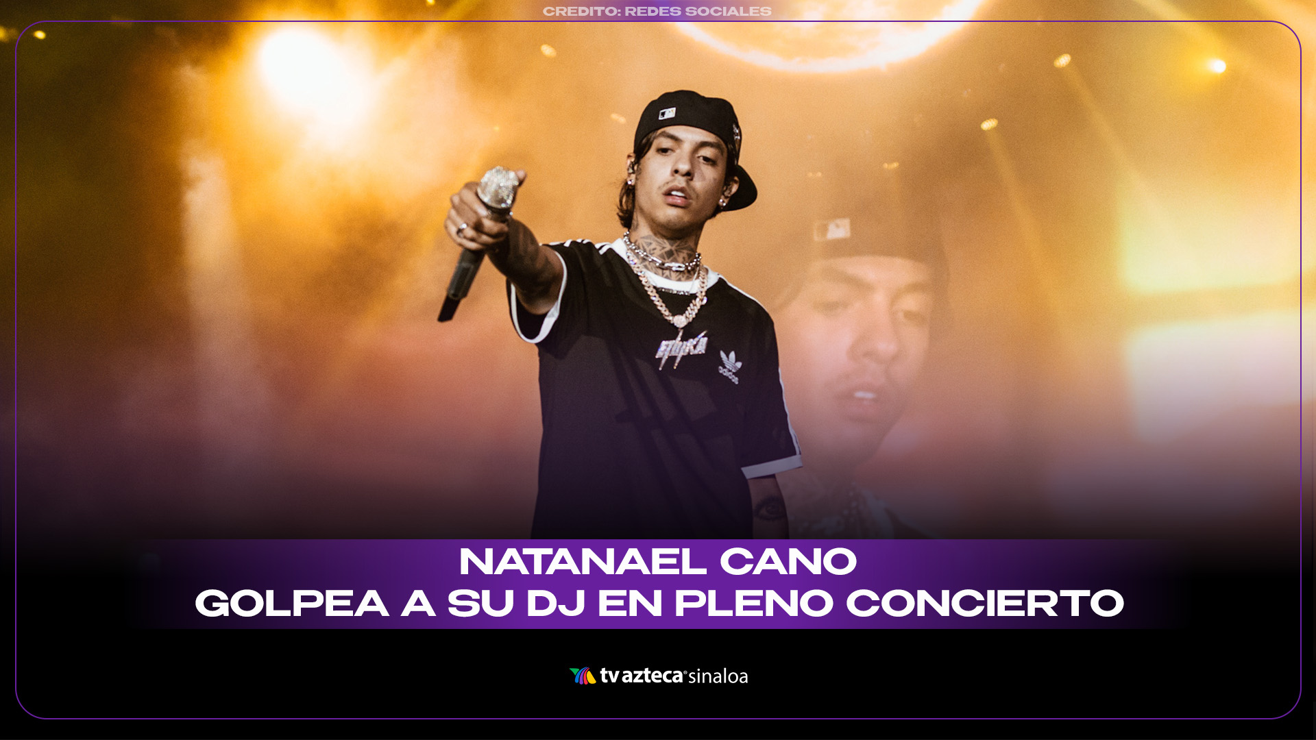 Natanael Cano golpea a DJ en pleno concierto (VIDEO)
