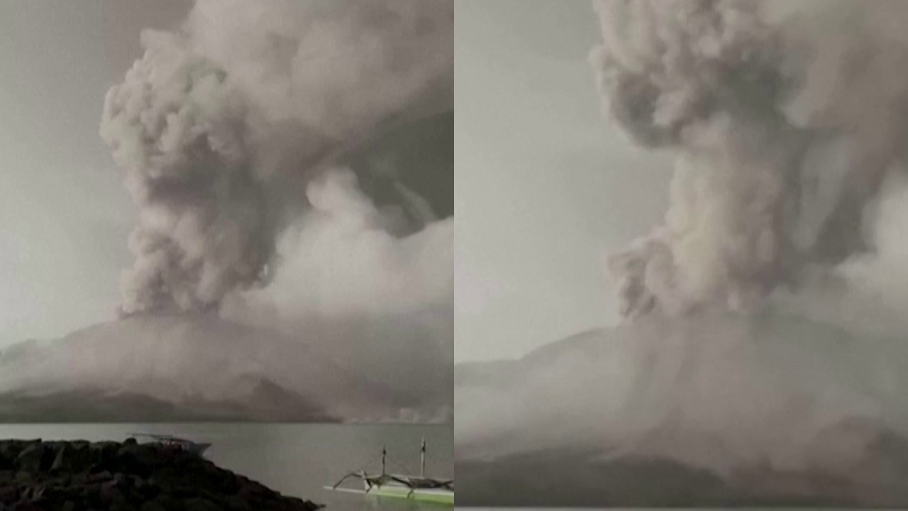 Indonesia: Volcán Ruang hace erupción por tercera ocasión y evacúan ...