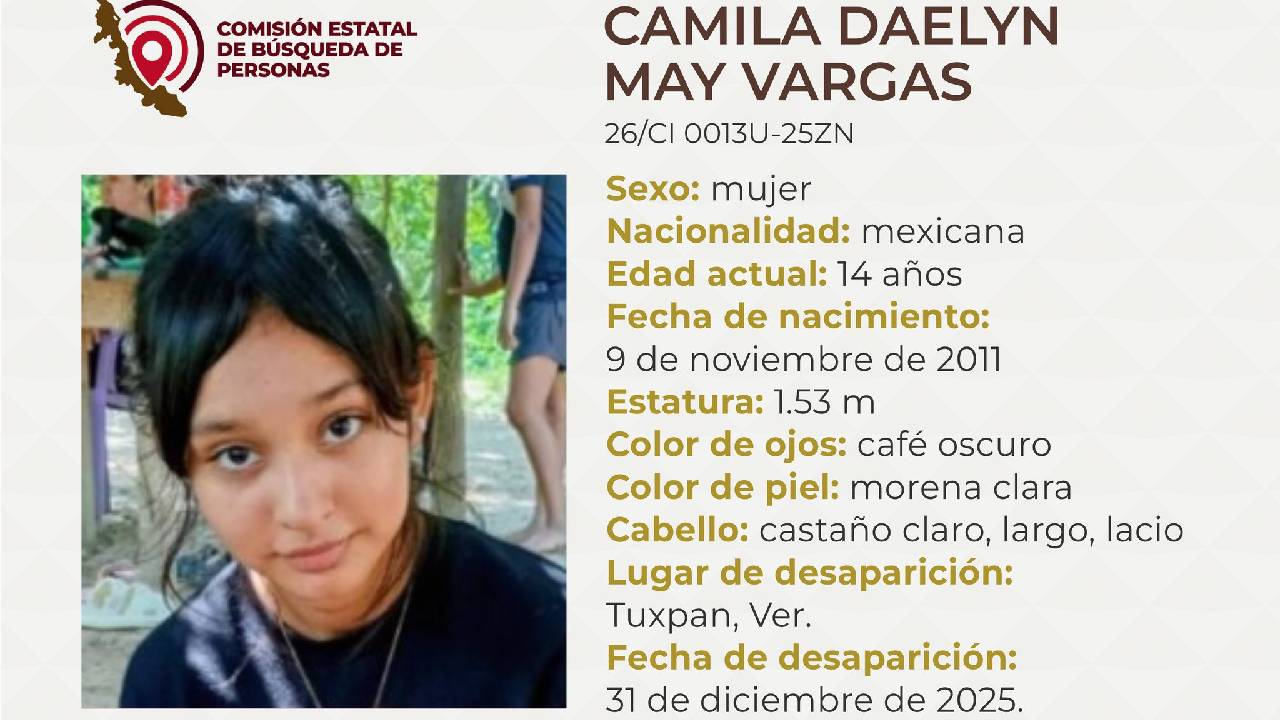 Desaparecidos Veracruz ¿Quién es Camila Daelyn May y qué sabemos de su ...