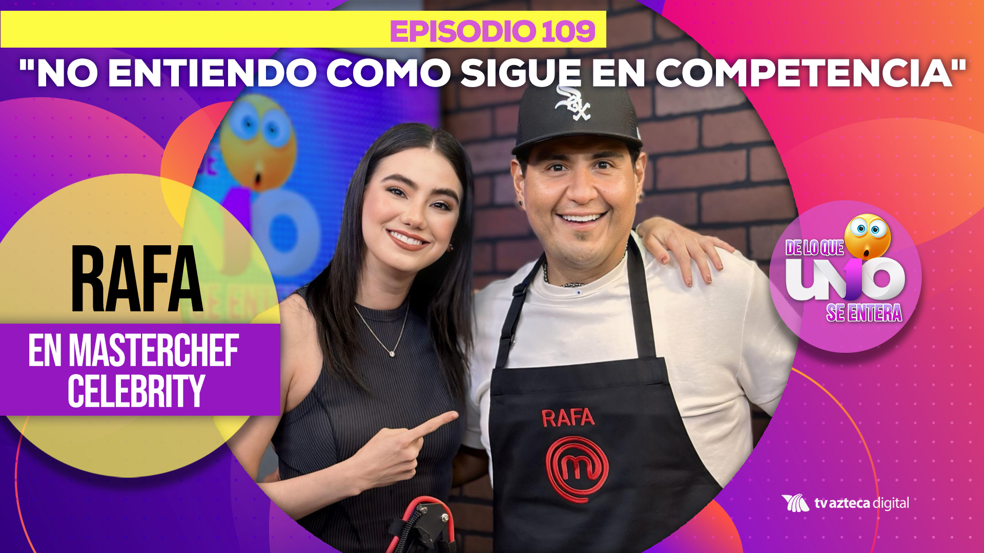 "No entiendo cómo sigue en competencia" Rafa en MasterChef Celebrity