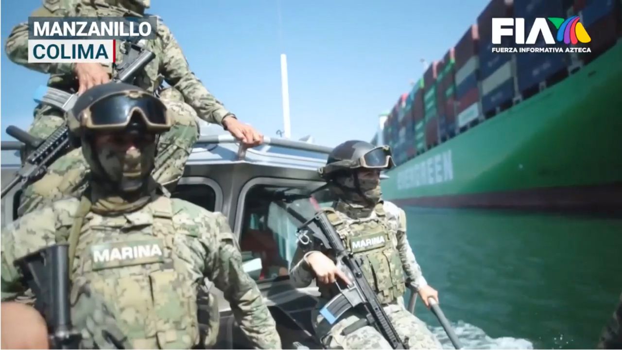 ¿Cómo protege la Marina un puerto comercial? Así opera la Semar en ...