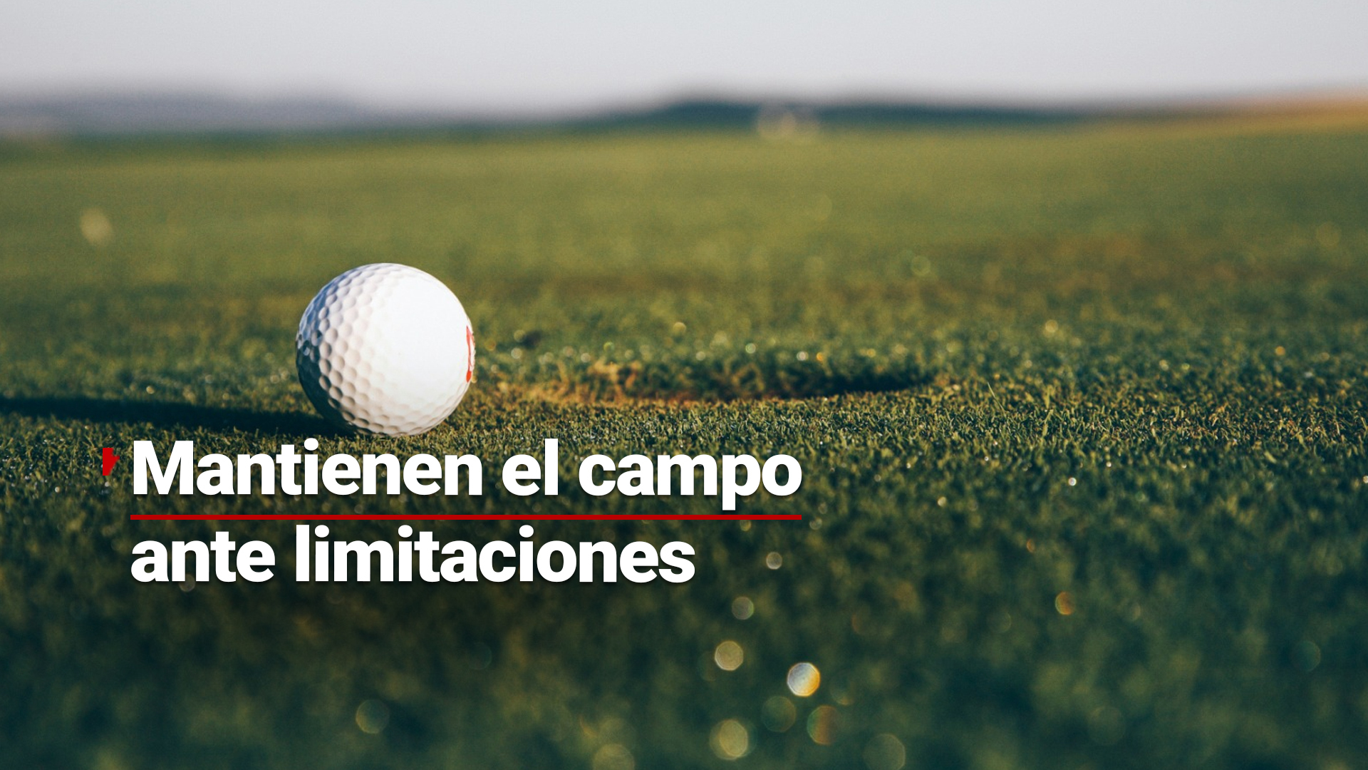 Club de Golf “Tangolunda” recibe mantenimiento parcial debido a que ...