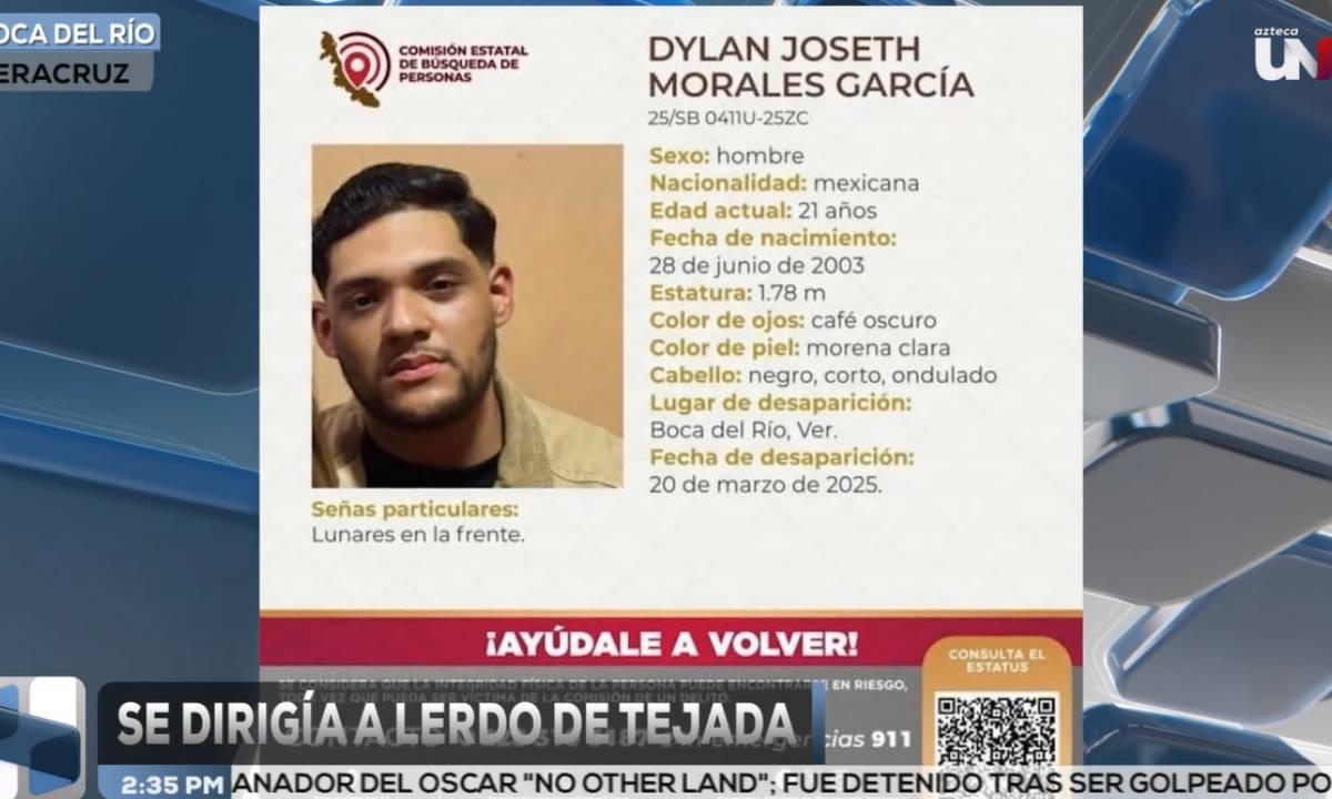 ¿Qué ocurrió con Dylan Joseth Morales en Boca del Río?