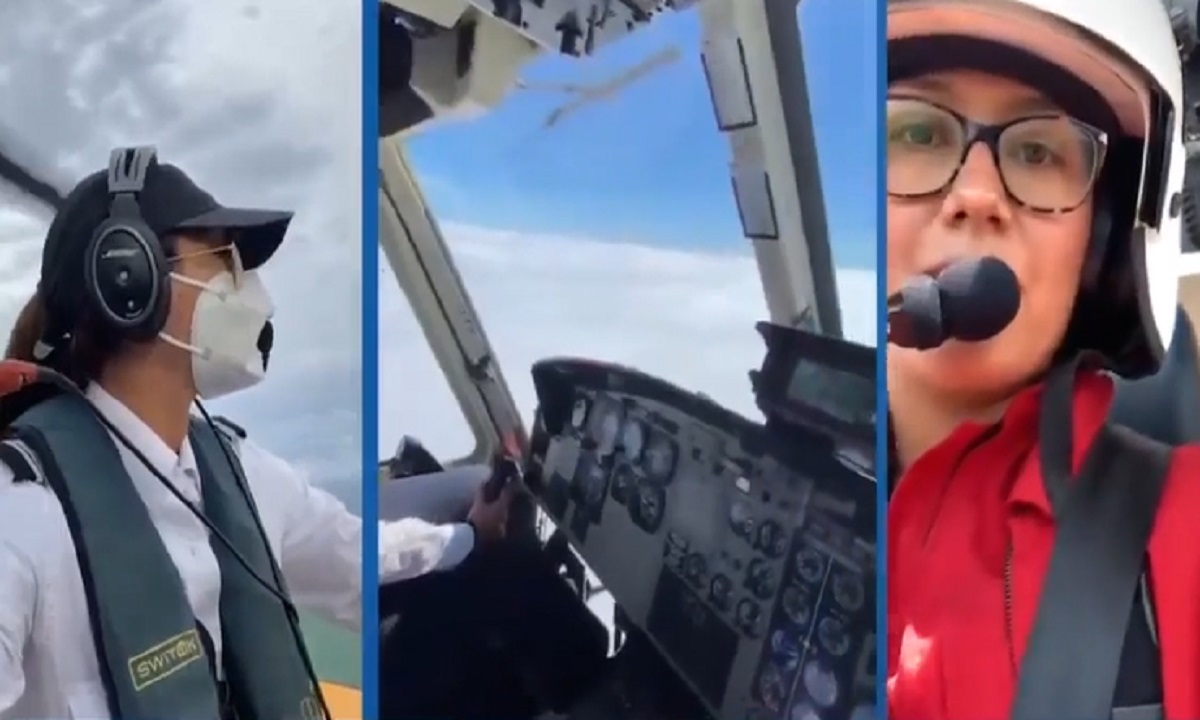 Katia, la piloto que avanza en la aviación mexicana