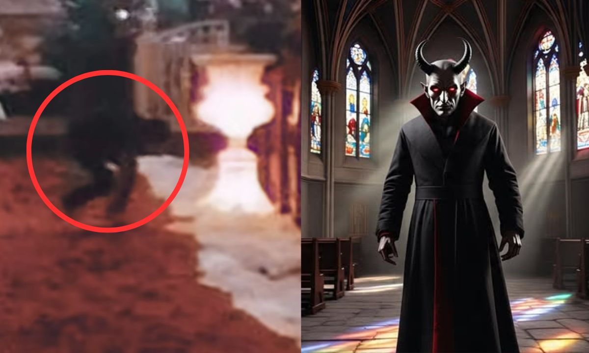 VIDEO | Captan aparición del Diablo en iglesia de Veracruz ¿cómo ocurrió?