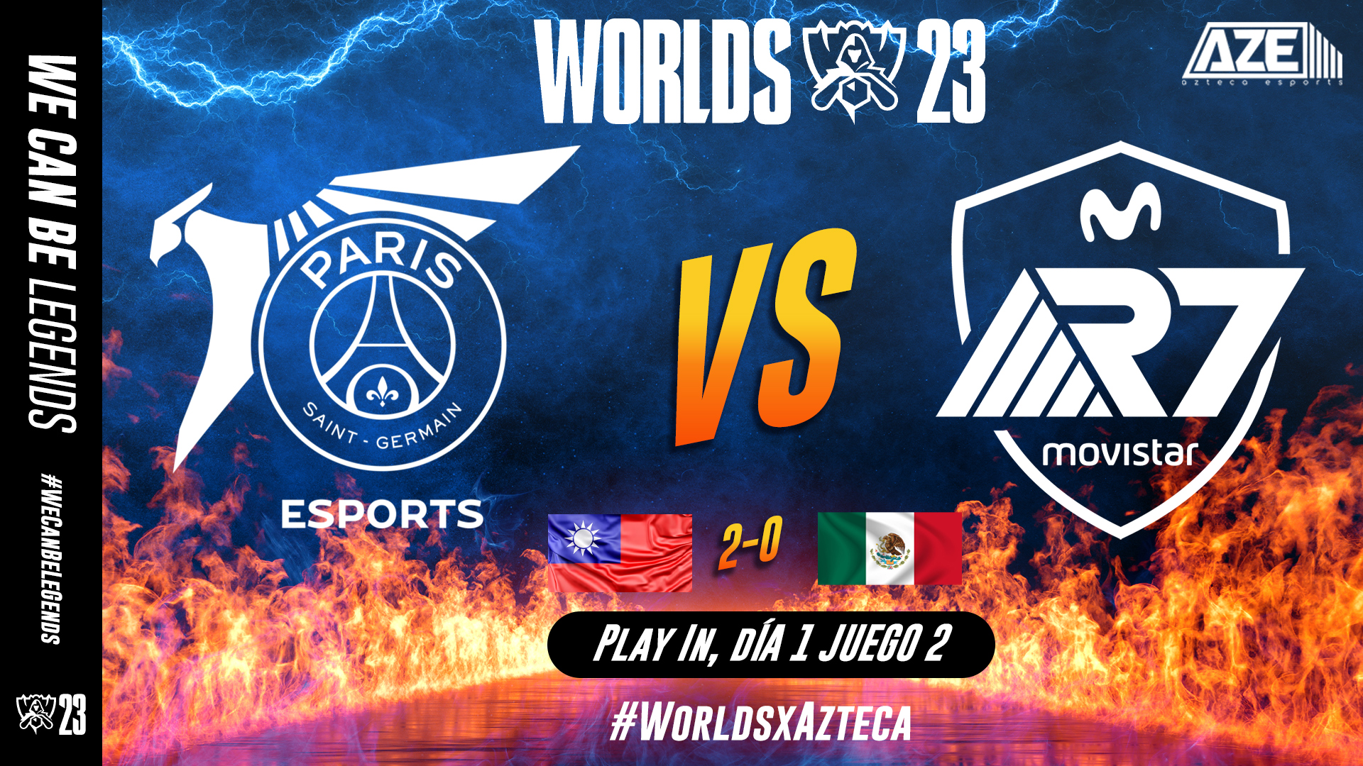 PSG Talon vence a R7 2-0 en el primer juego de Worlds 2023