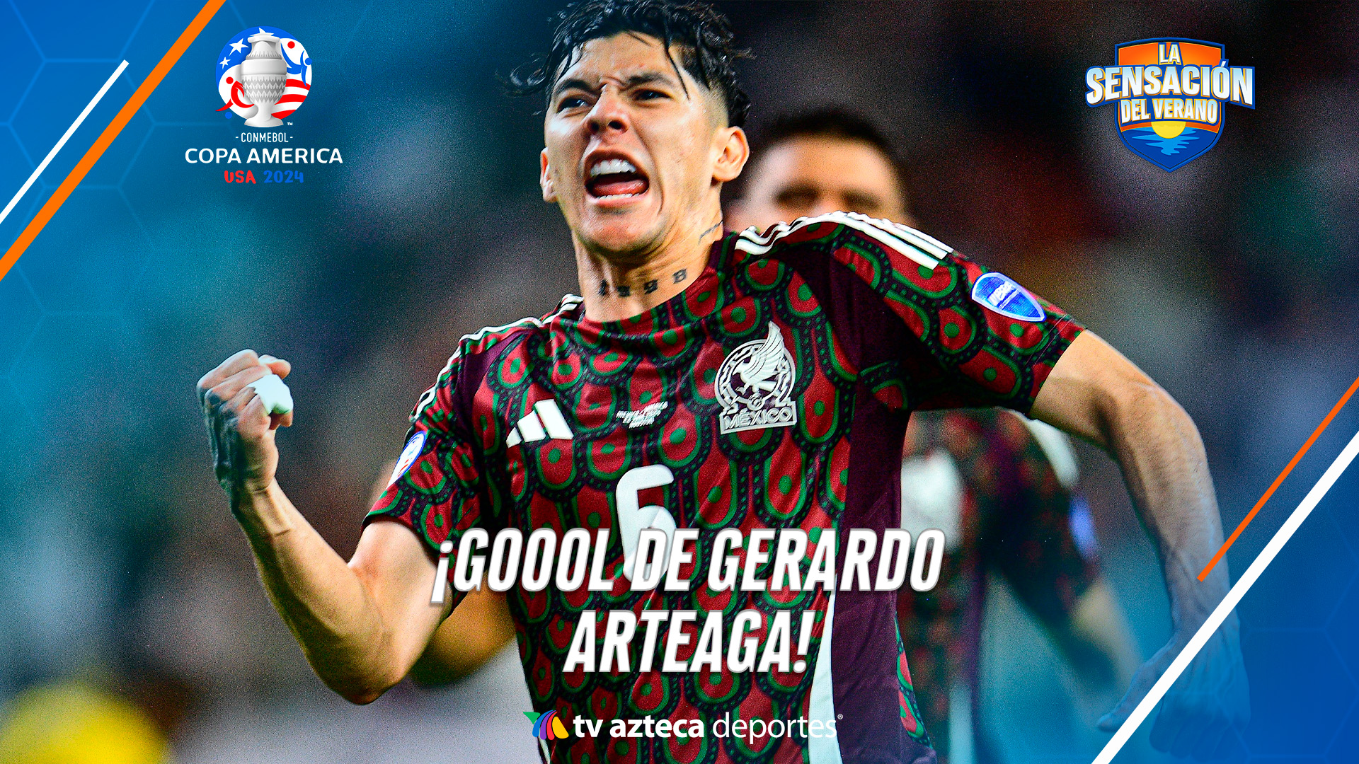 ¡Gol de Gerardo Arteaga! México 1-0 Jamaica | Copa América 2024