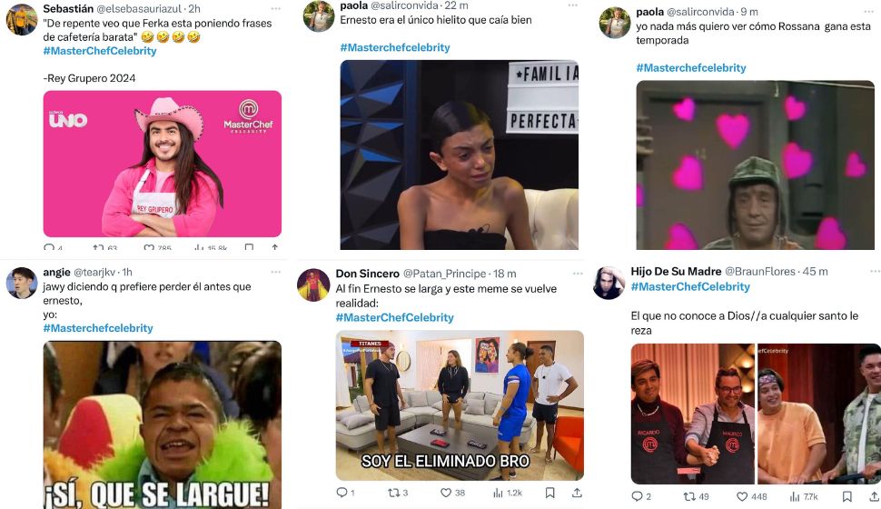 Estos son los mejores memes del top 5 de MasterChef Celebrity