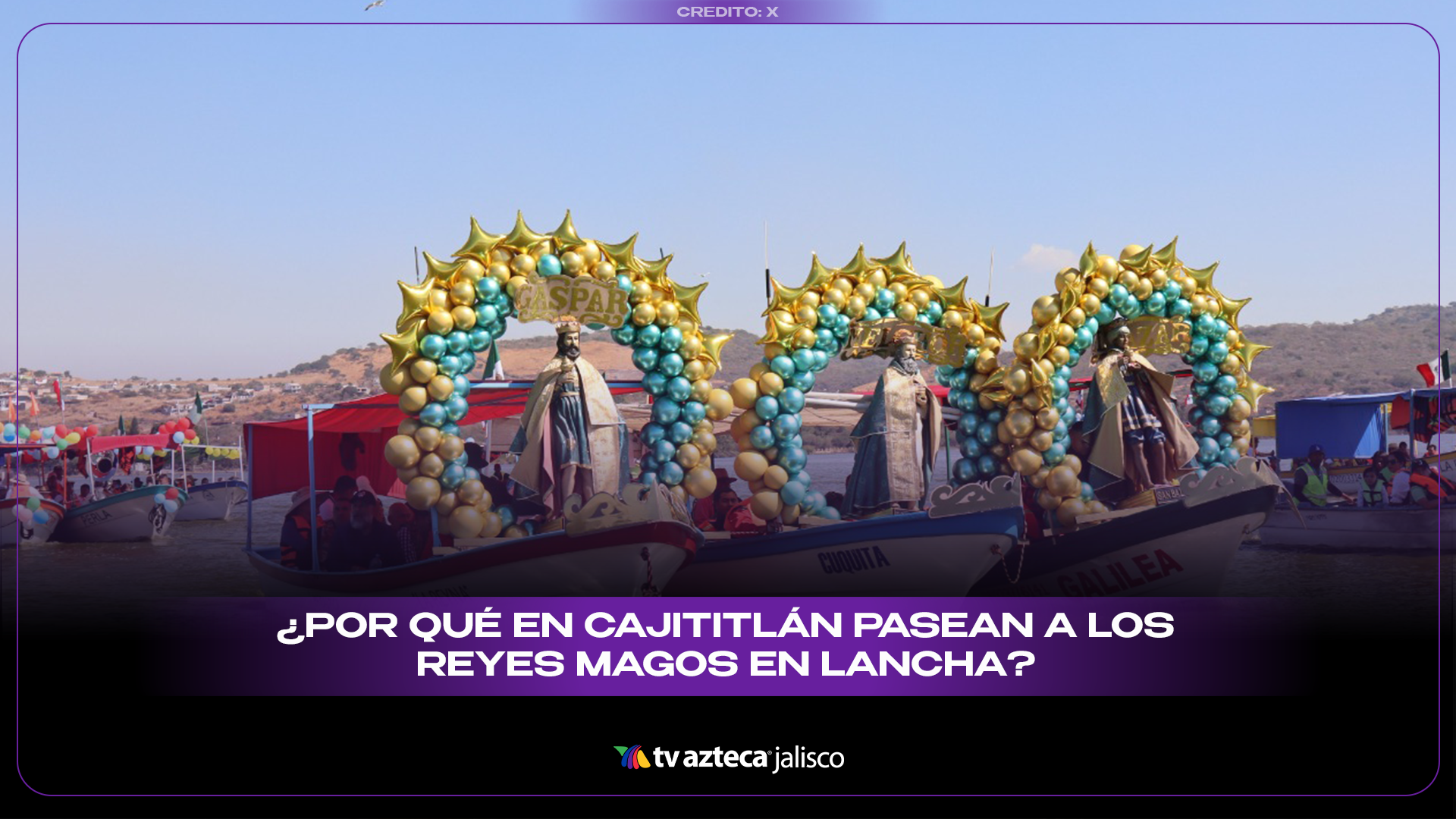 ¿Por qué pasean a los Reyes Magos en lancha en Cajititlán? Historia ...