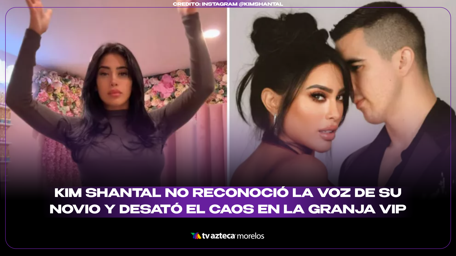 Kim Shantal no reconoció la voz de su novio y desató el caos en La ...