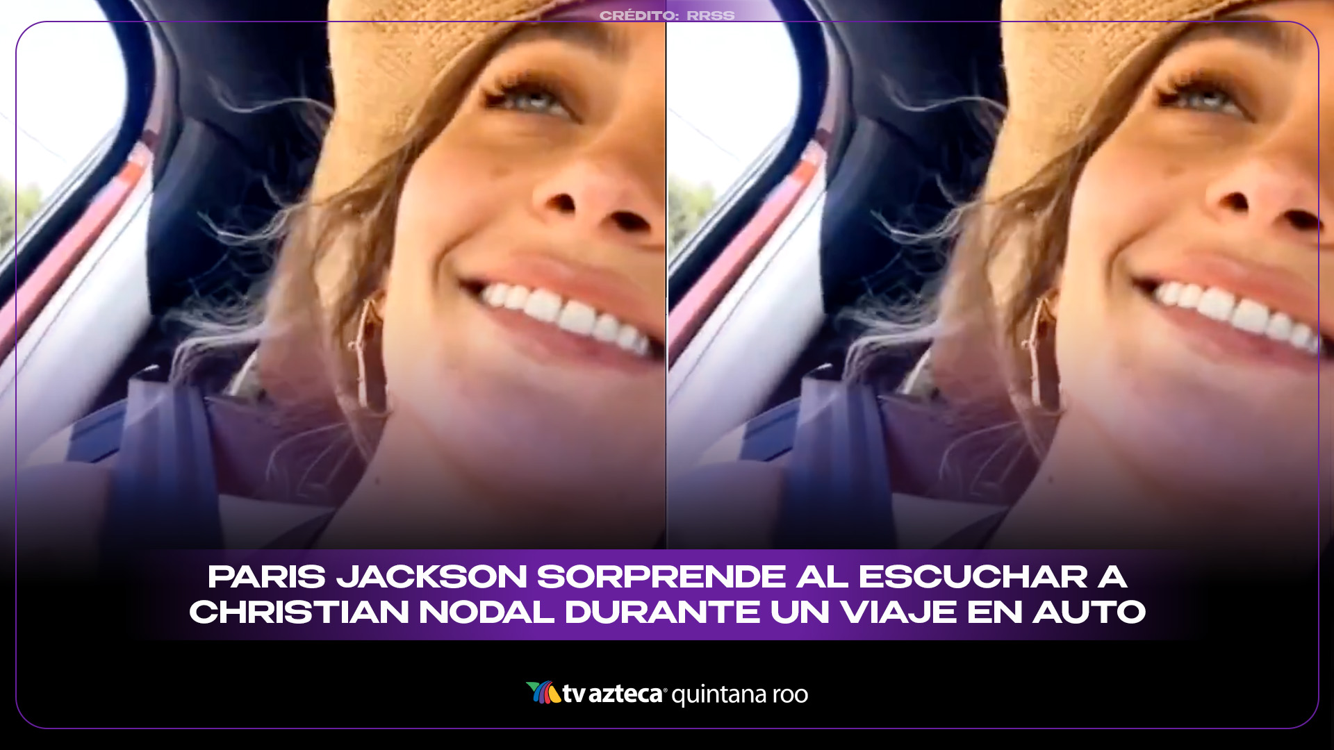 Paris Jackson escucha a Christian Nodal en su auto y el momento ...