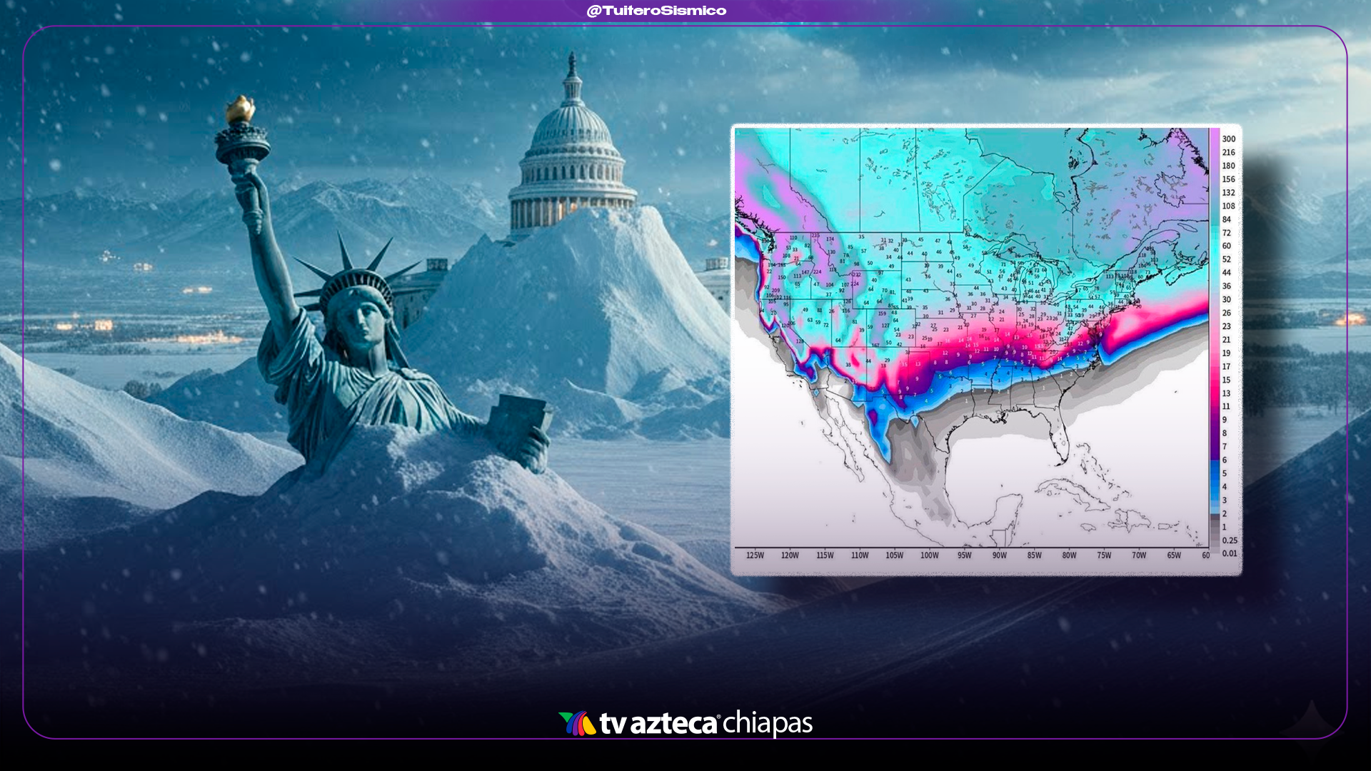 ¿Estados Unidos bajo la nieve? Pronostican nevadas históricas este ...