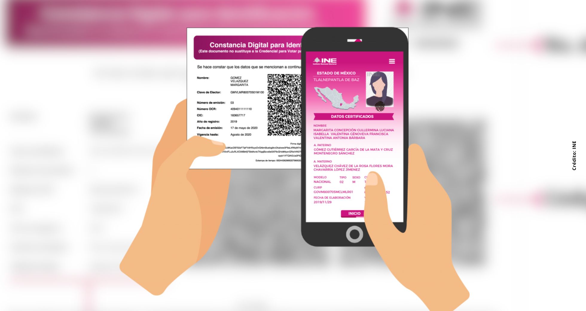 ¿Cómo tener tu credencial del INE de manera digital?