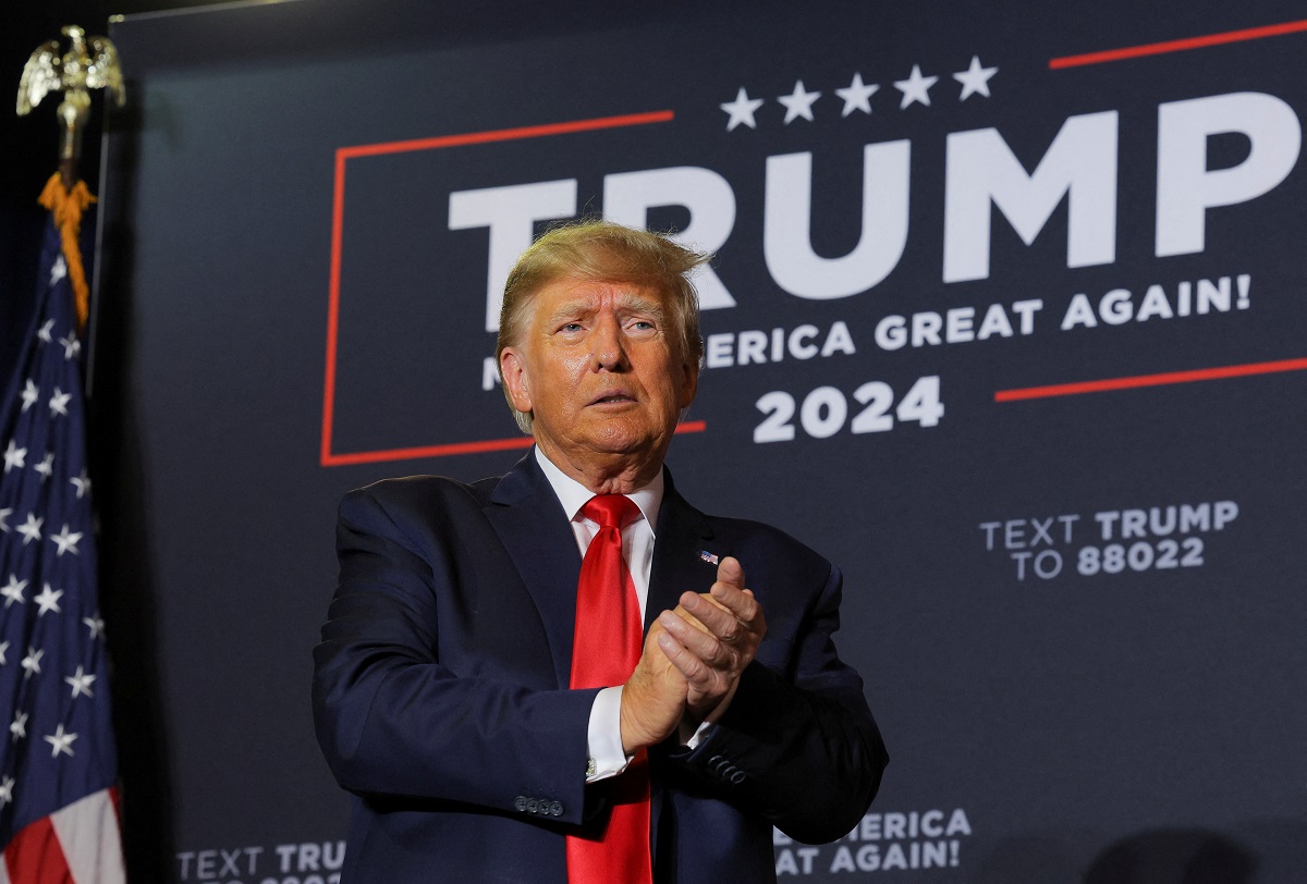 Donald Trump se burló de la candidatura de Joe Biden