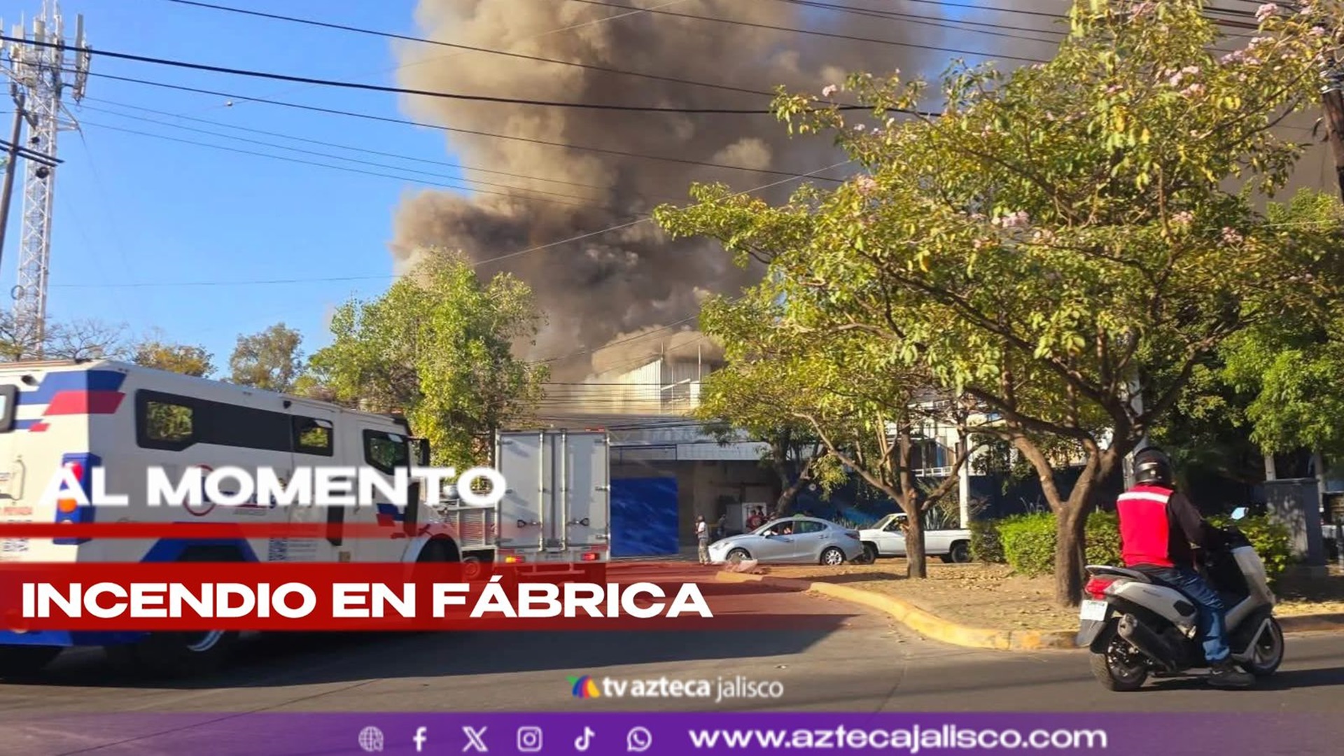 Incendio en Guadalajara hoy: llamas, fuerte humo y cierre vial en ...