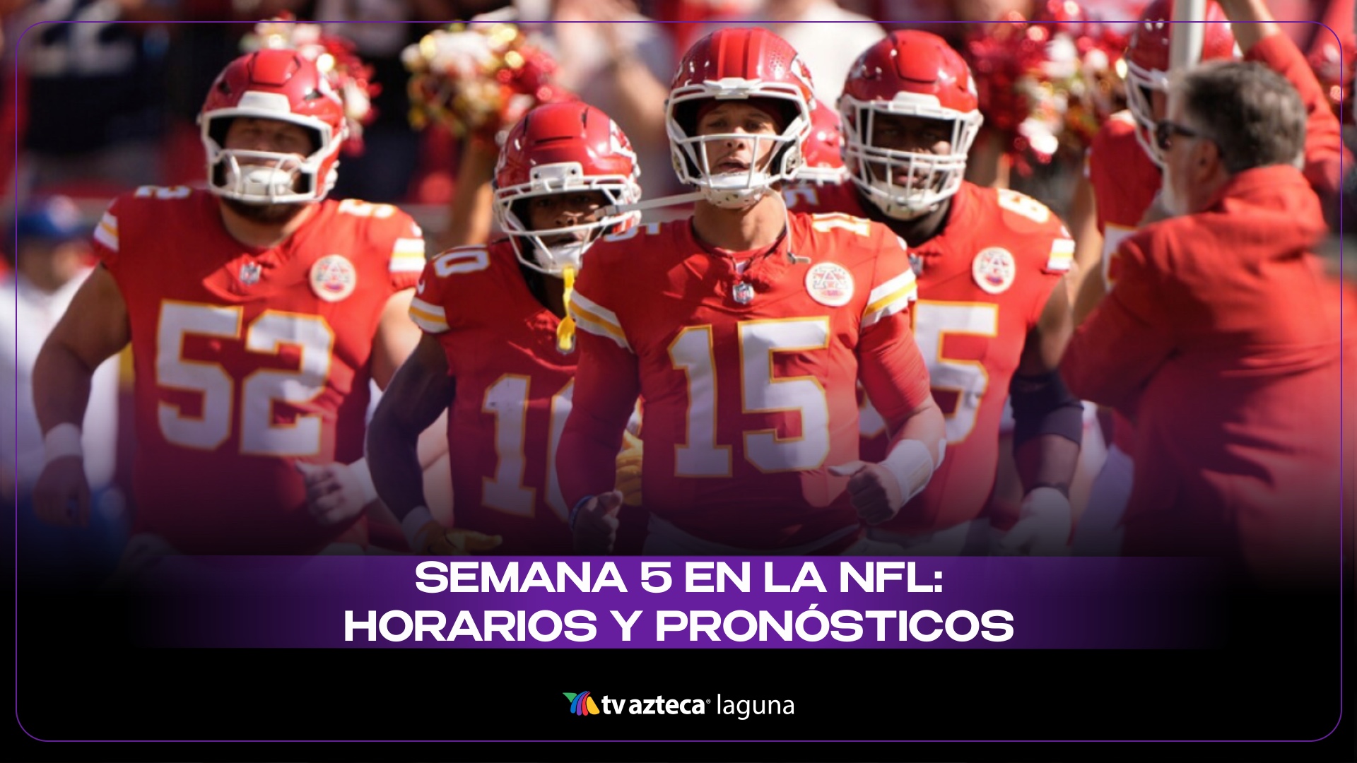 NFL Semana 5: horarios y qué esperar del fin de semana