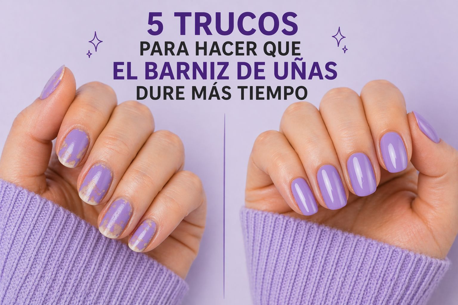 ¿Cómo hacer que el barniz de supermercado dure más tiempo?