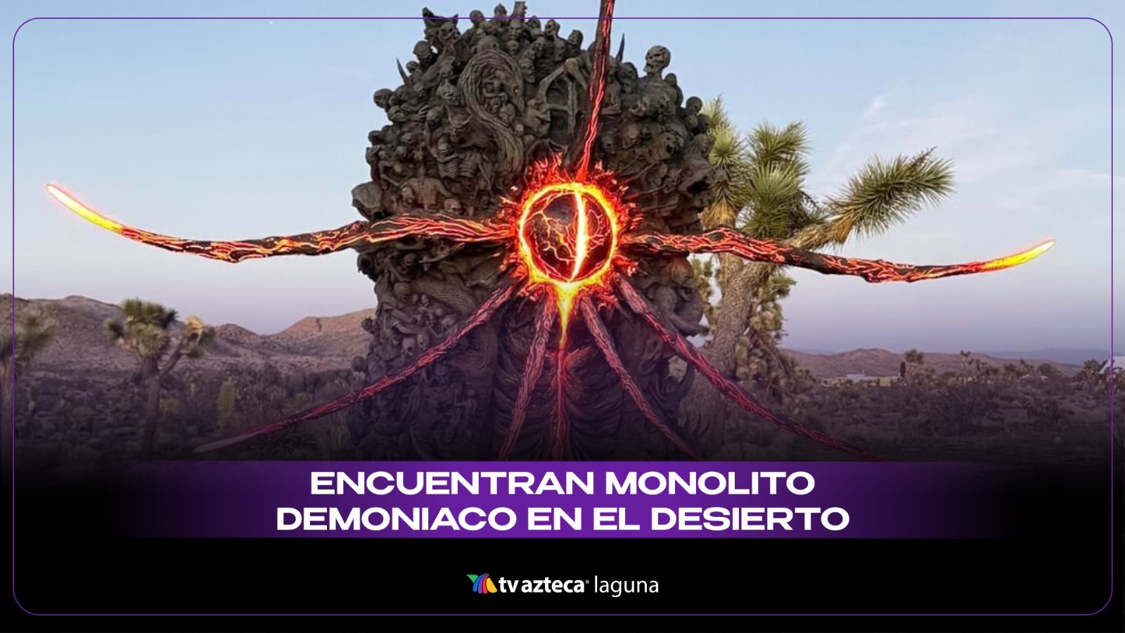 Estatua Demoníaca en Desierto de California y The Game Awards