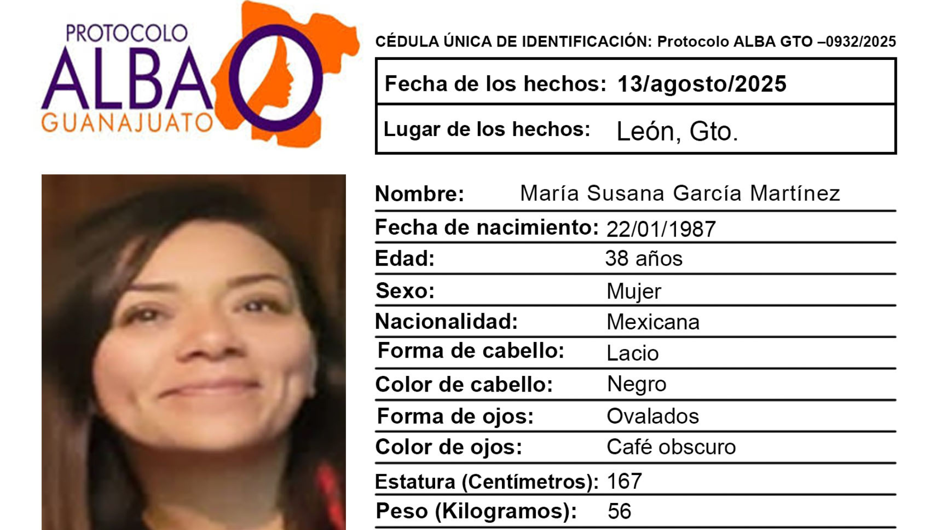 Desaparecidos Guanajuato: ¿Quién es María Susana García Martínez y qué ...