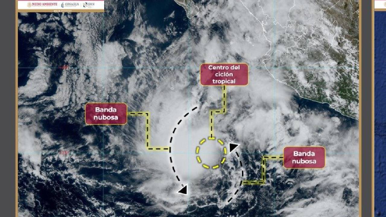 Tormenta tropical Lidia: ¿Qué estados se verán afectados?