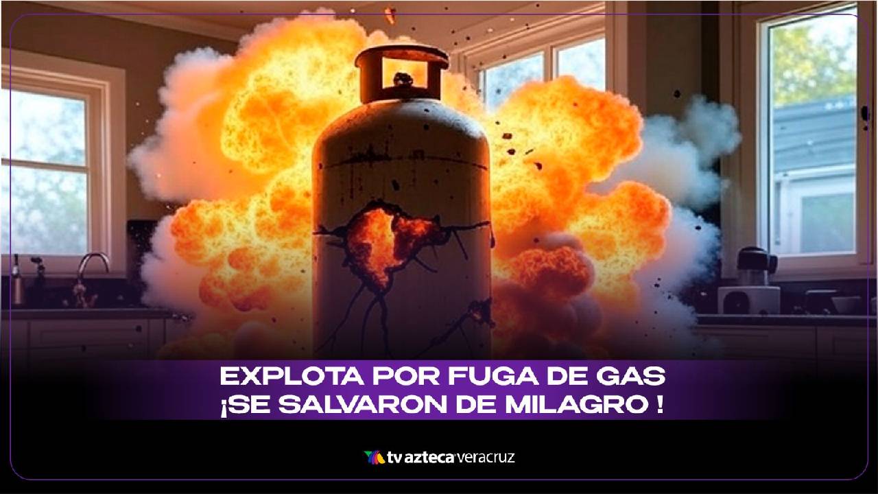 ¿Cómo ocurrió la explosión por fuga de gas en una casa?