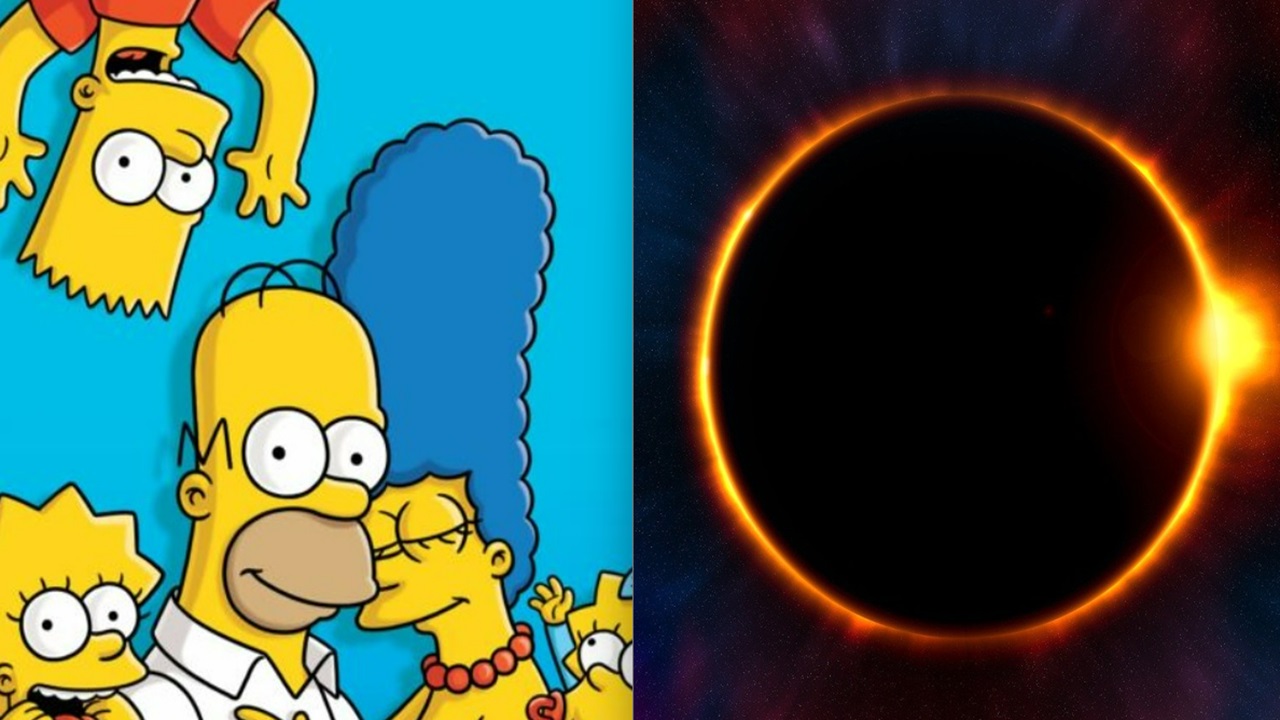 Los Simpson predicen el eclipse solar de 2024