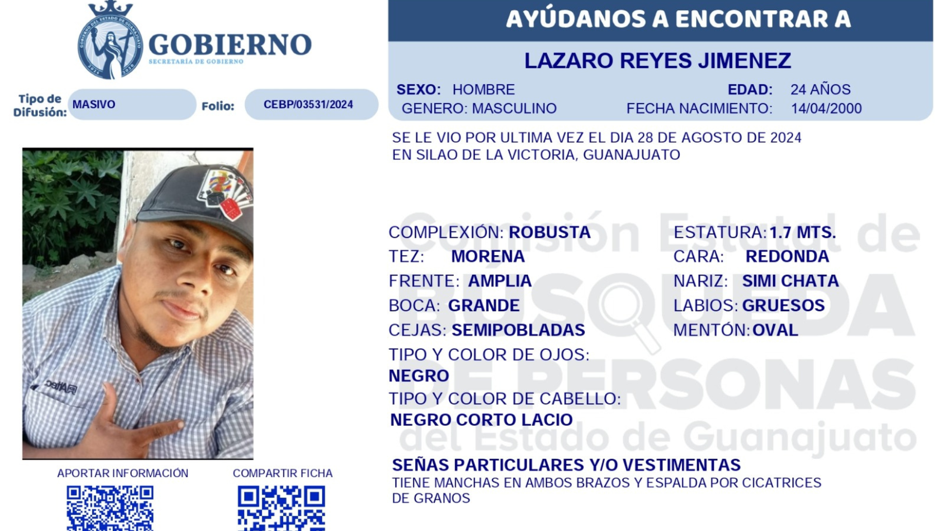 Desaparecidos Guanajuato: ¿Quién es Lázaro Reyes Jiménez y qué sabemos ...