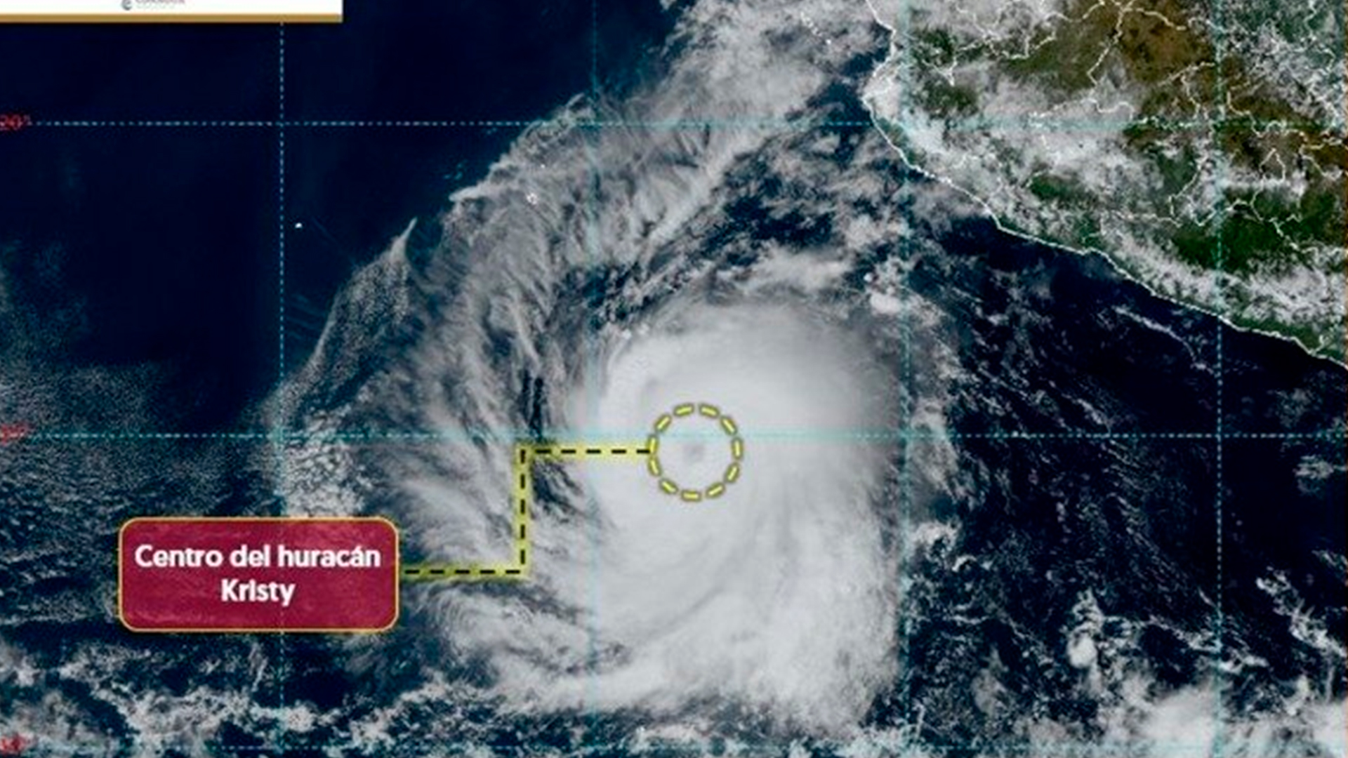 Huracán Kristy Categoría 1 se forma frente a las costas de México ¿Afectará a Chiapas?