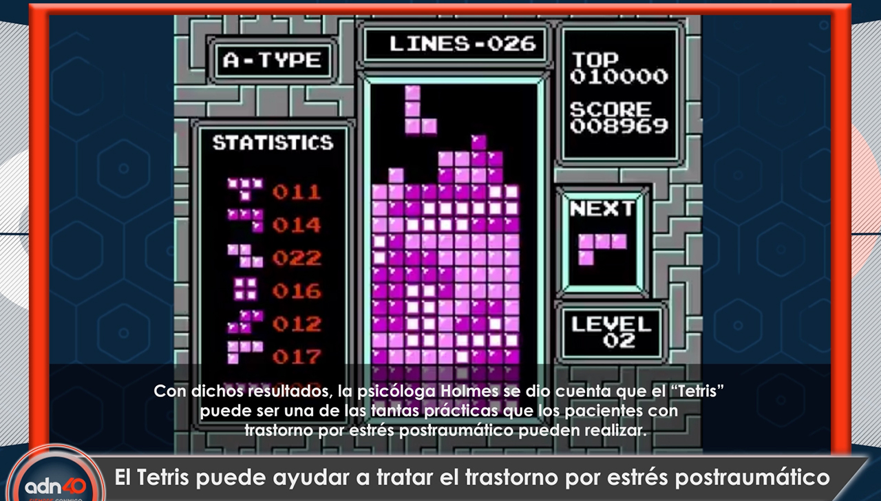 El Tetris puede ayudar a tratar el trastorno por estrés postraumático