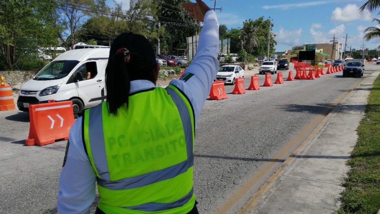 Anuncian cierre vial en Cancún por trabajos de infraestructura