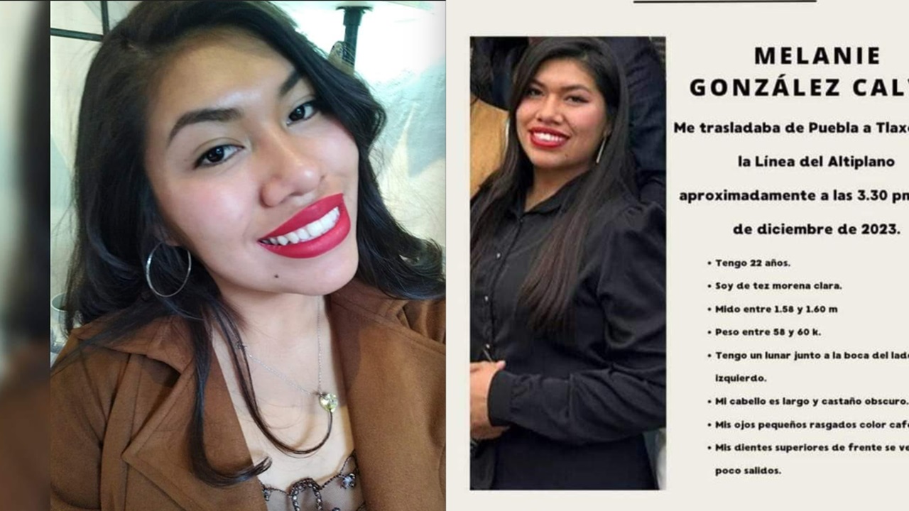 Aparece con vida Melanie González en Puebla