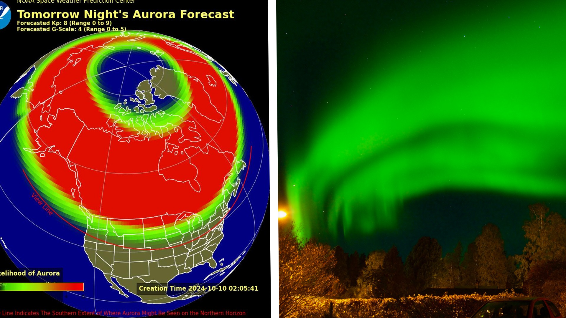 Tormenta geomagnética producirá aurora boreal hoy octubre 2024 ¿Cuándo ...