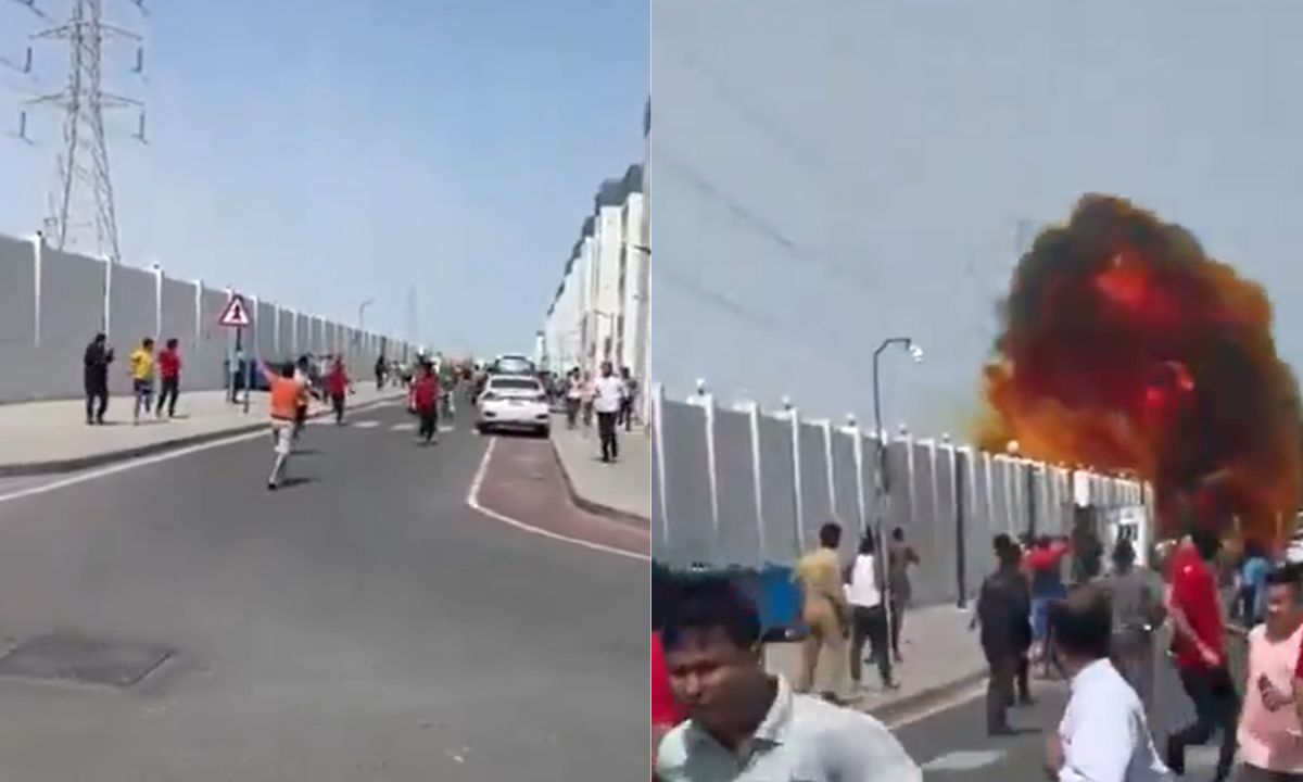 Circula video del ataque con misil en residencial de Doha, Qatar