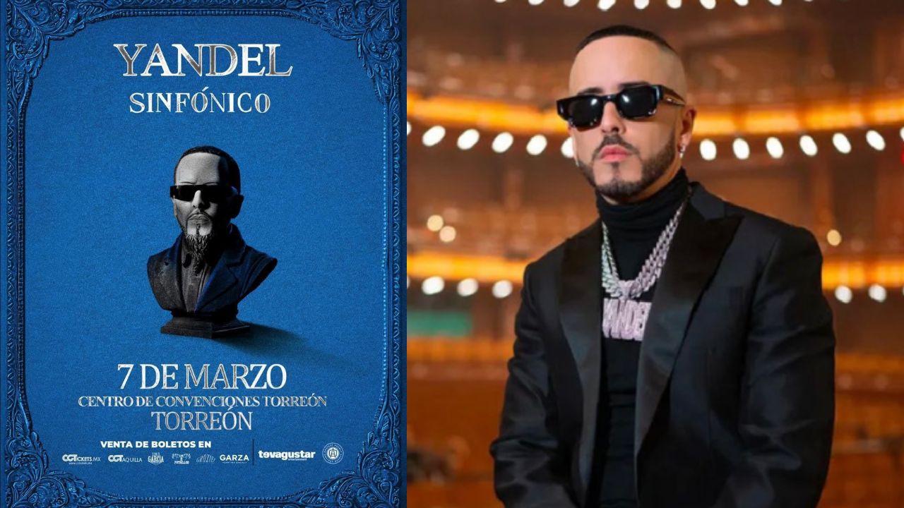 Yandel Sinfónico en Torreón 2026: Fecha, lugar y boletos