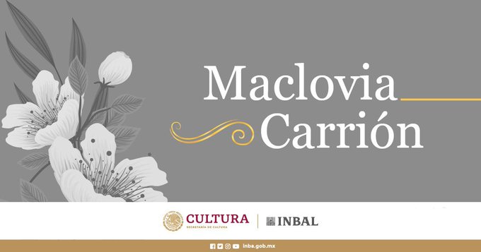 Lamenta INBAL fallecimiento de la bailarina Maclovia Carrión
